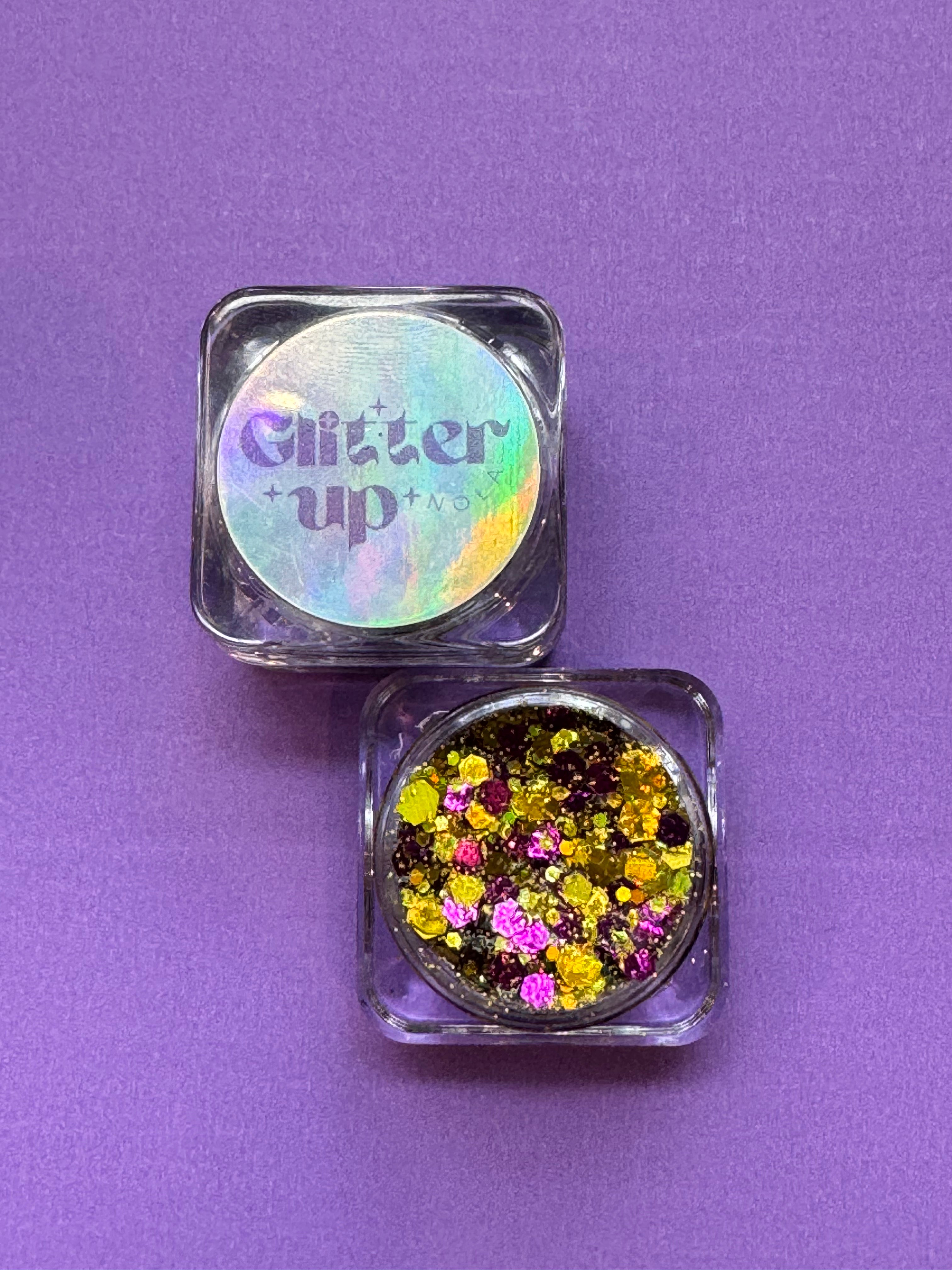 Purple & Gold Glitter Gel – Glitter Up Nola